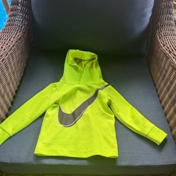Nike | Jackets & Coats | Yellow Nike Long Sleeve Sweatshirt With Hood ...